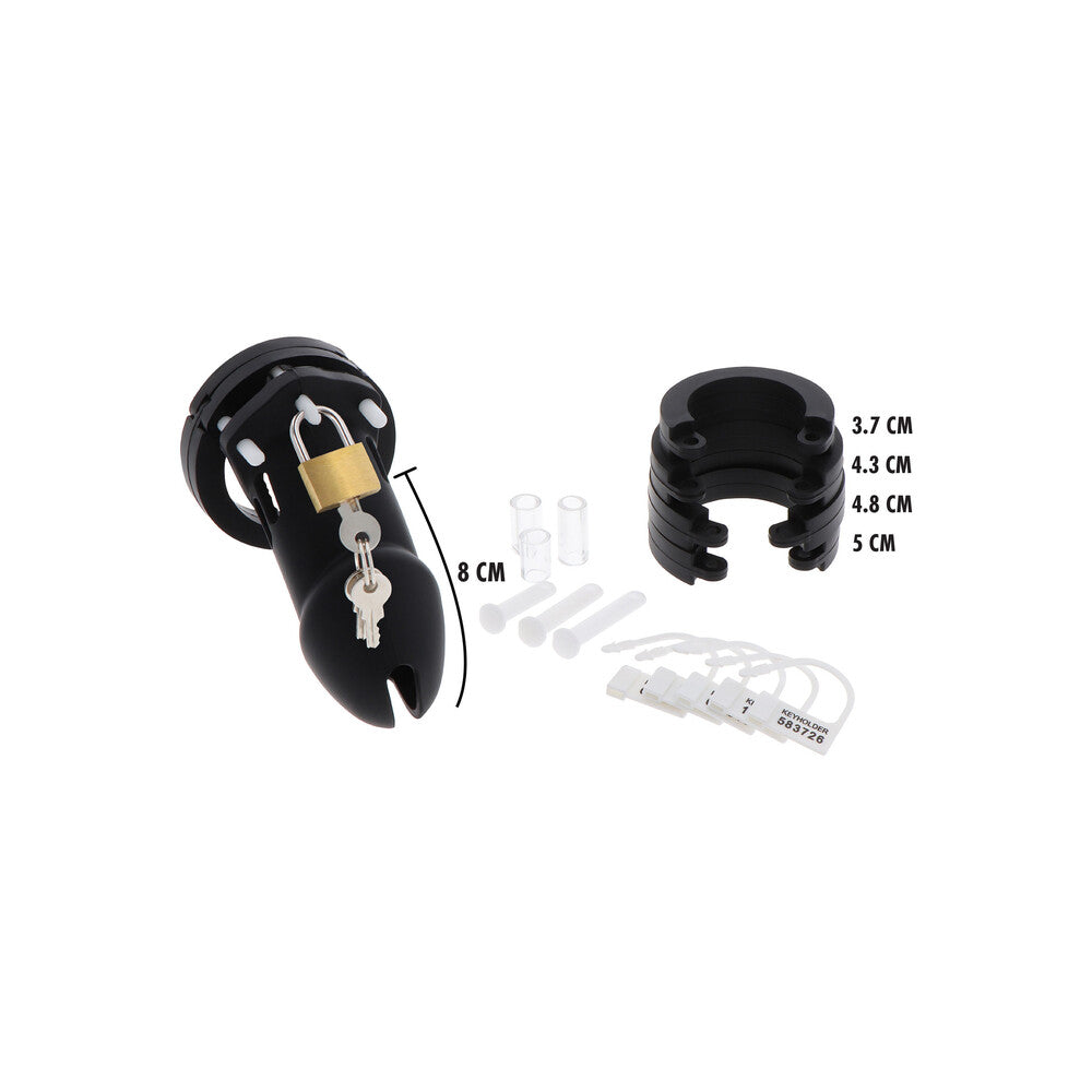 Hidden Desire Extreme Chastity Silicone Cock Cage - LittleTickle.co.uk